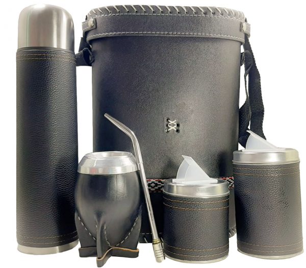 Set matero rígido premium con mate uruguayo torpedo | Mundo Set Matero