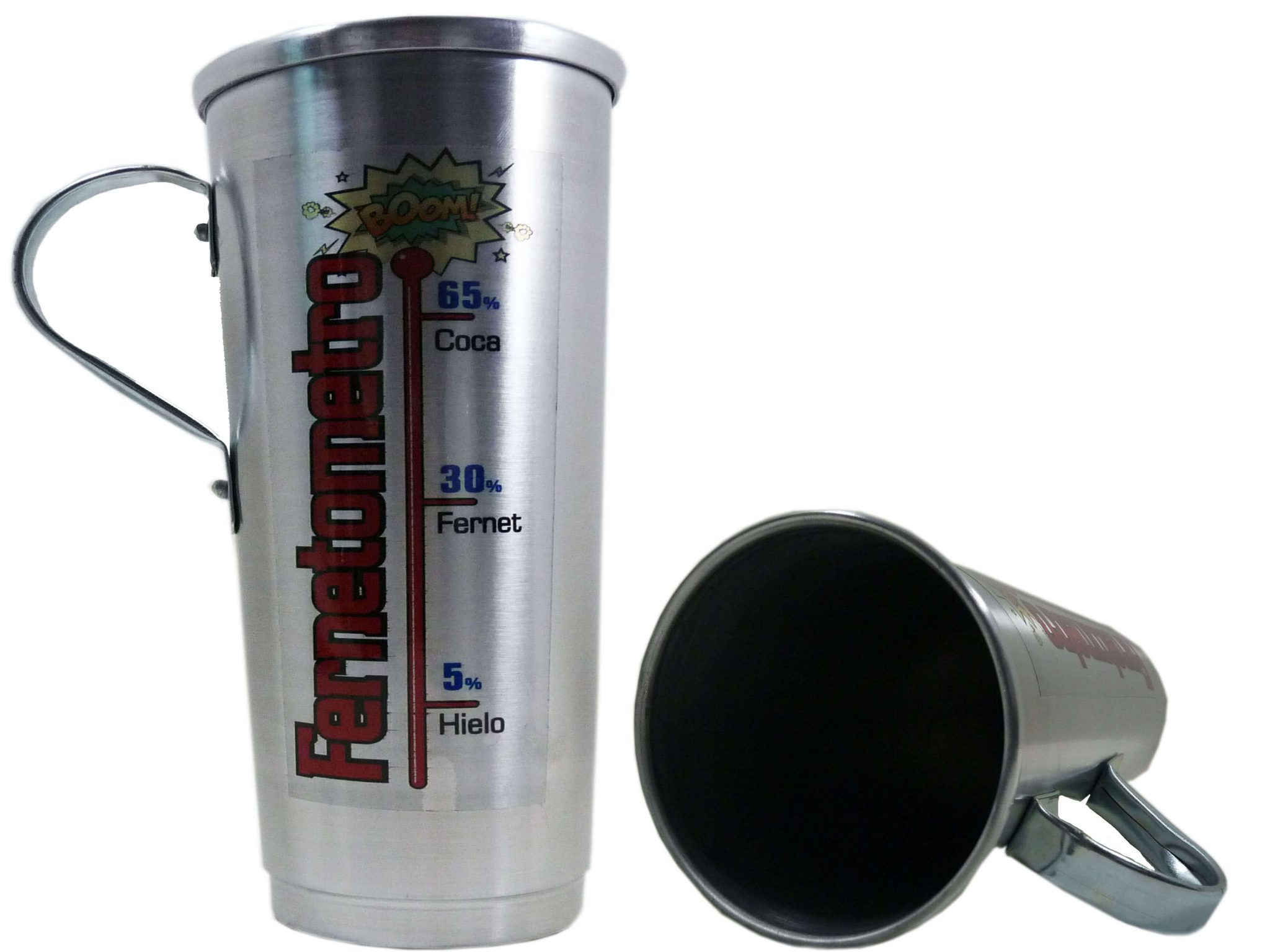 Vaso de aluminio Fernetometro | Mundo Set Matero