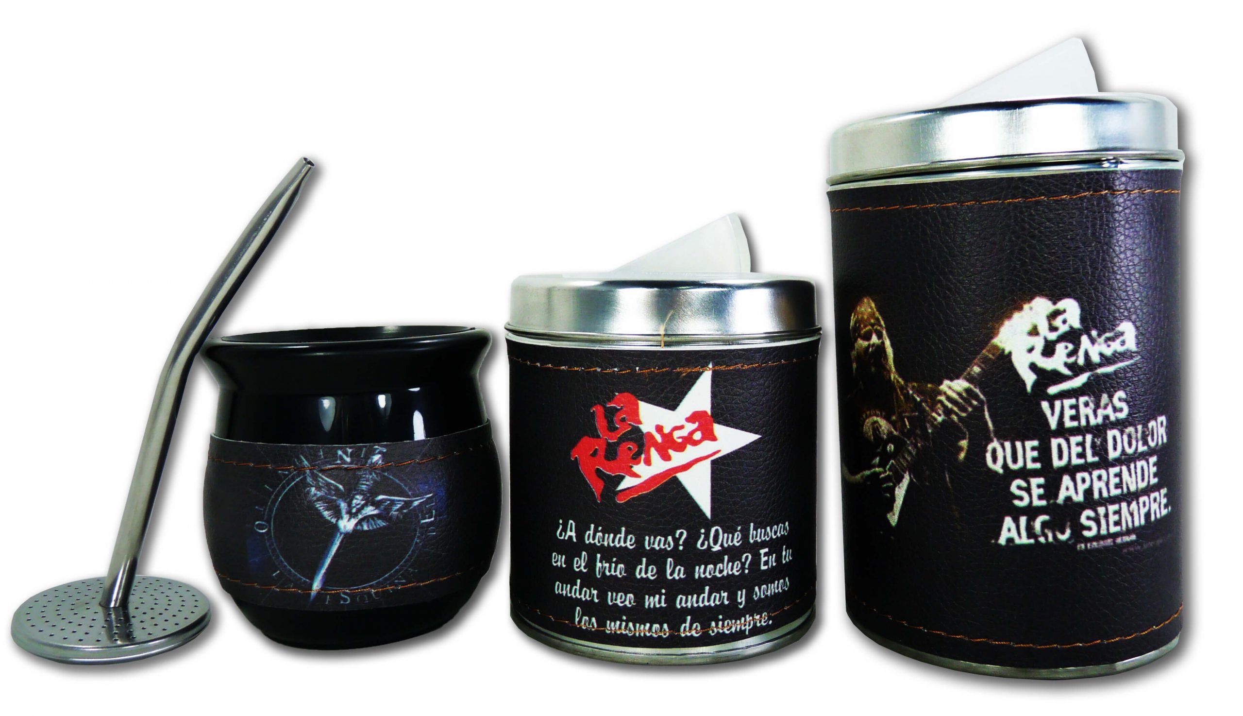 Set de 3 piezas diseño de La Renga | Mundo Set Matero