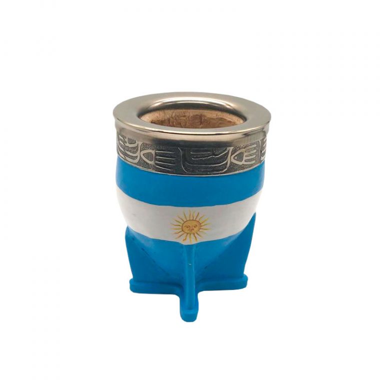 Mate imperial Argentino virola de alpaca lisa | Mundo Set Matero
